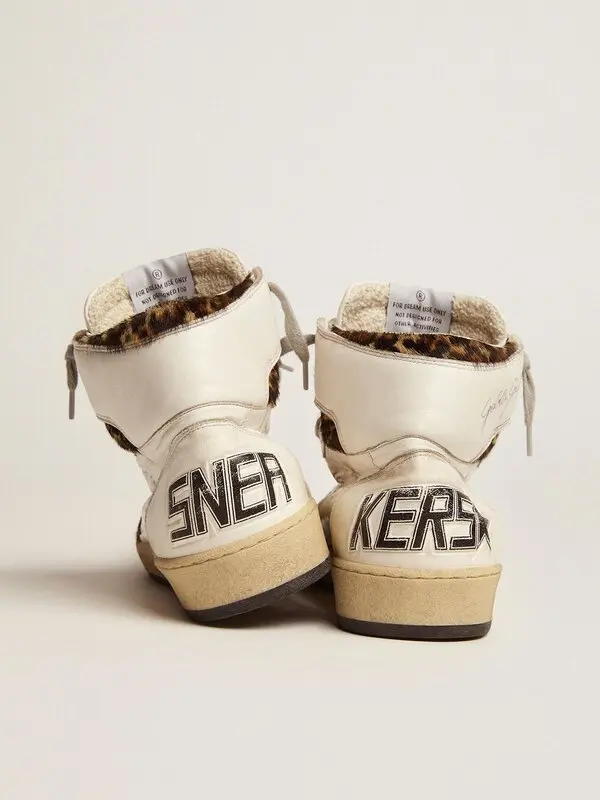 GOLDEN GOOSE Sky Star High-top Sneakers - Nude