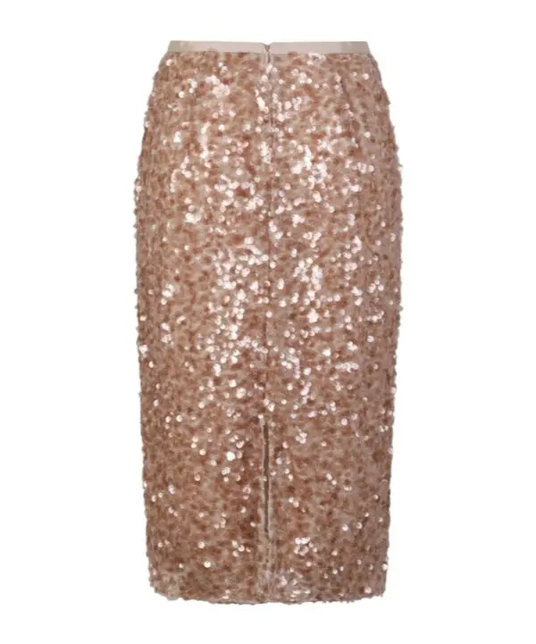 Max Mara Embellished Sequin Skirt