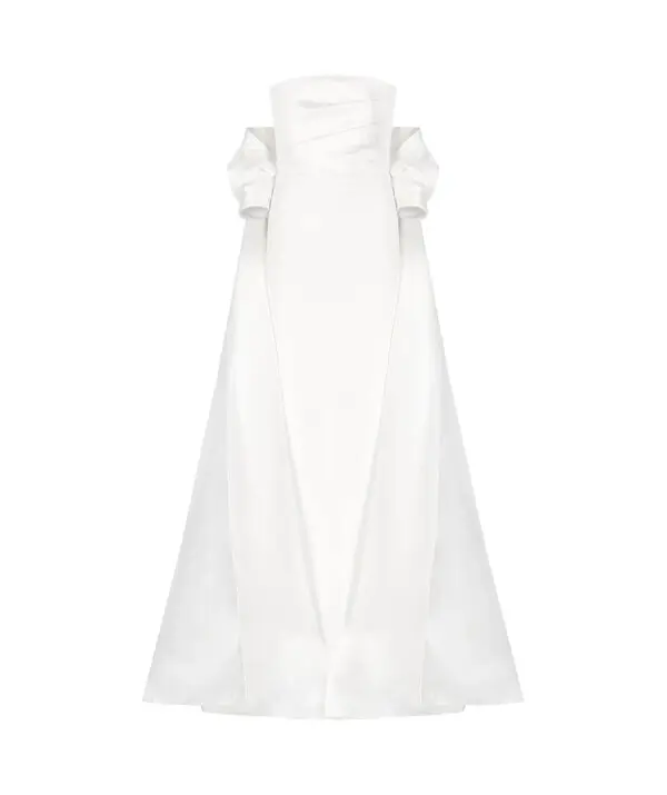 Solace Strapless Maxi Dress With Included Shrug