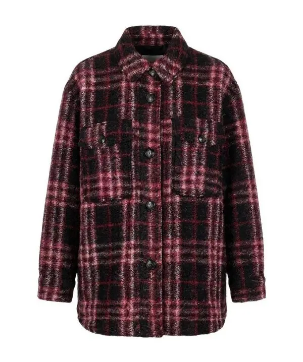 Isabel Marant Étoile Harvely Plaid Shirt Jacket
