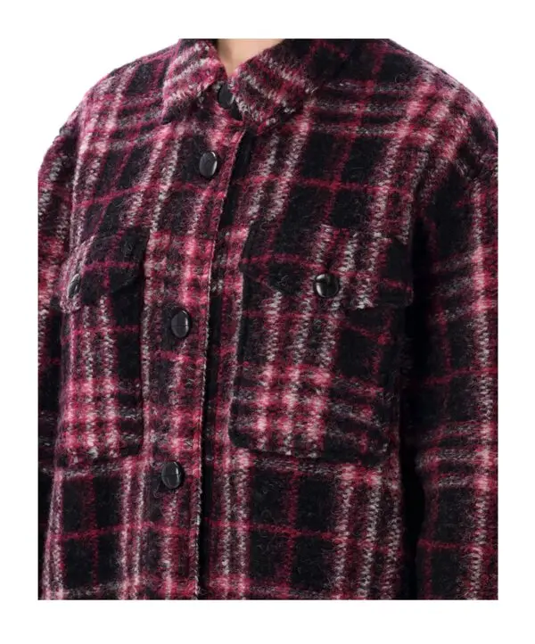 Isabel Marant Étoile Harvely Plaid Shirt Jacket