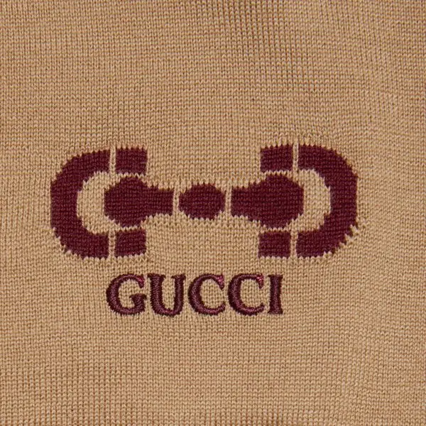 Gucci Gg Intarsia Knit Cardigan