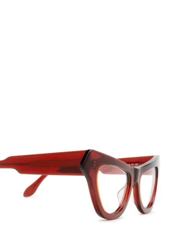 Marni Logo Cat Eye Eyeglasses - Red