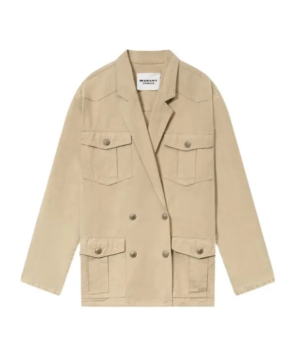 Isabel Marant Étoile Nevala Double Breasted Jacket - Beige
