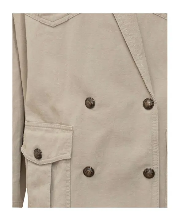 Isabel Marant Étoile Nevala Double Breasted Jacket - Beige