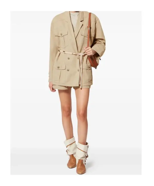 Isabel Marant Étoile Nevala Double Breasted Jacket - Beige