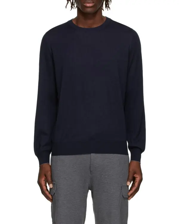 Brunello Cucinelli Crewneck Knitted Jumper - Black