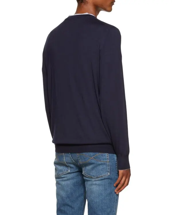 Brunello Cucinelli Crewneck Knitted Jumper - Black