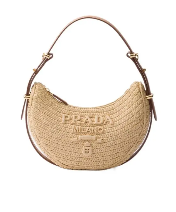 Prada Woven Shoulder Bag