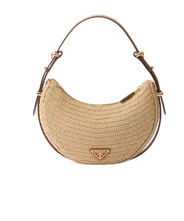 Prada Woven Shoulder Bag