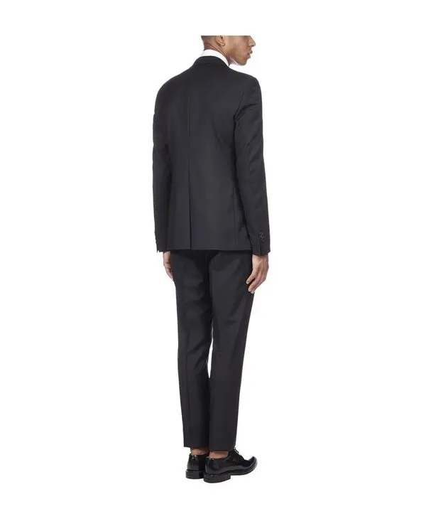 Prada Single-breasted Wool And Mohair Suit - Black