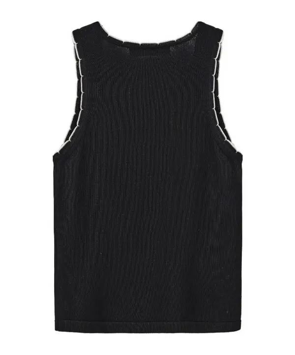 Marissa Chiara Sleeveless Knitted Vest With Heart Detail