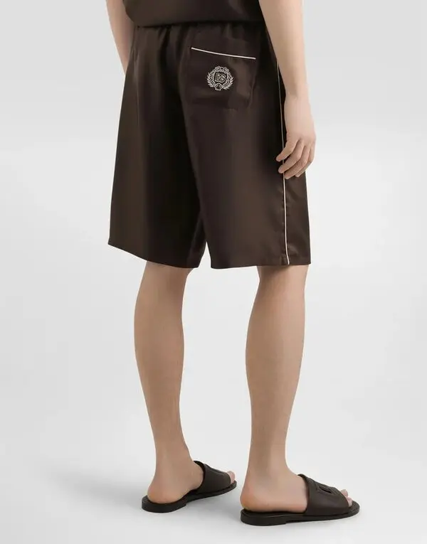 Dolce & Gabbana Drawstring Waist Shorts - Black