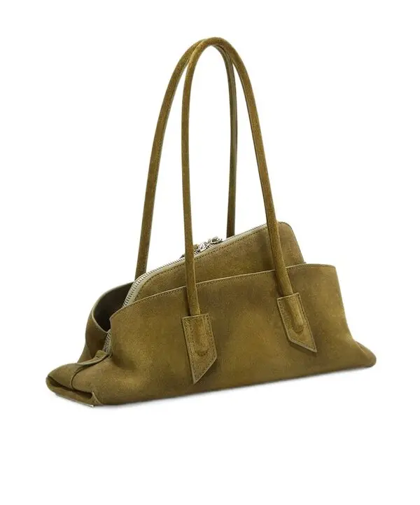 Attico Tubular-handle Shoulder Bag - Khaki