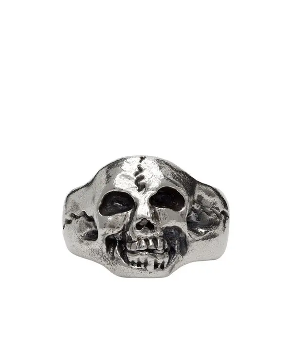 Our Legacy Sculpted Skull Ring - Silver