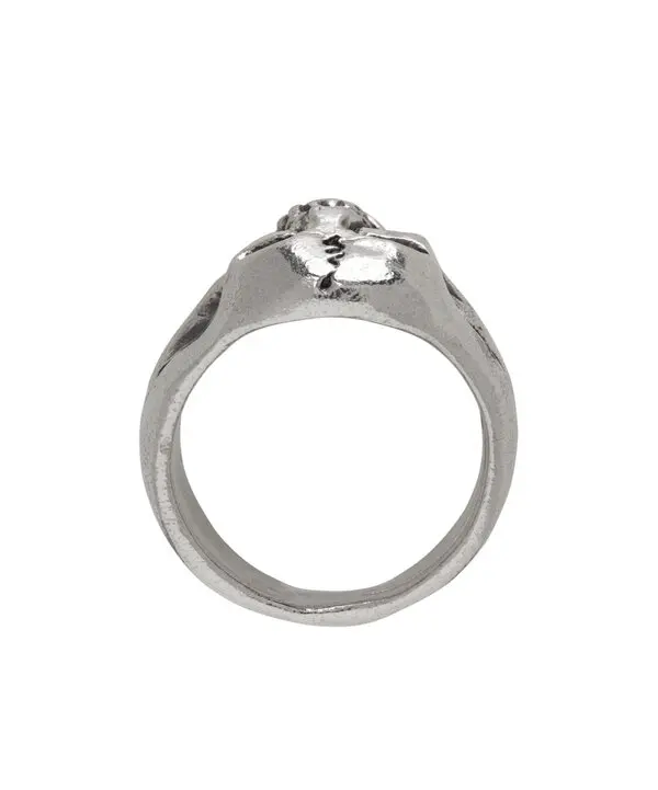 Our Legacy Sculpted Skull Ring