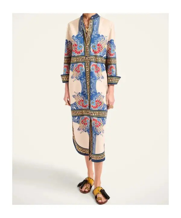 La DoubleJ Sundowner Tunic Dress - Nude