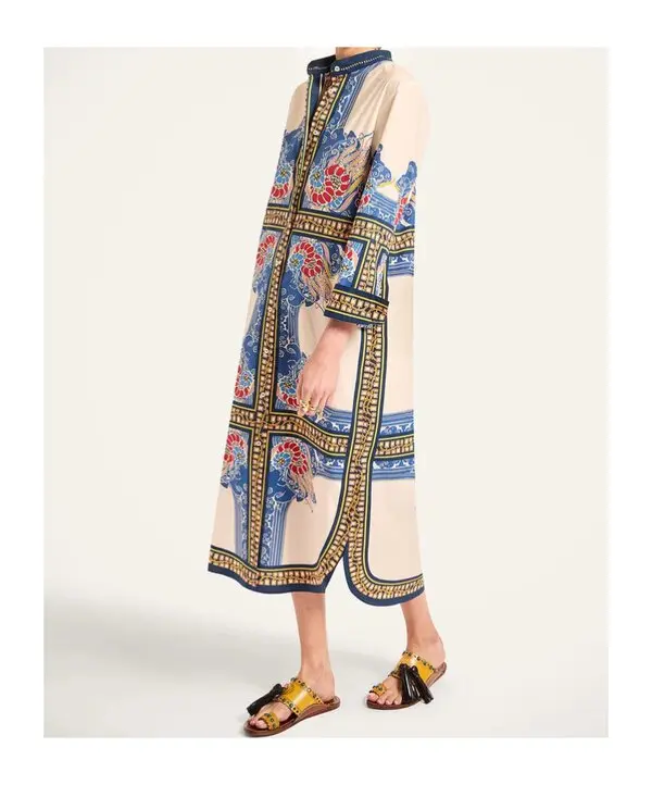 La DoubleJ Sundowner Tunic Dress - Nude