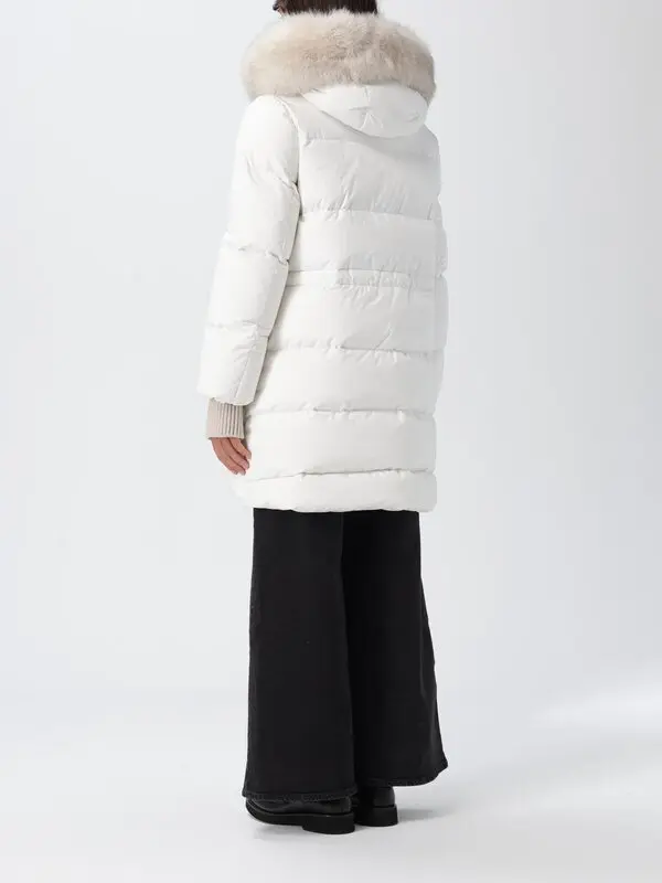 MOORER Long-sleeved Hooded Down Jacket