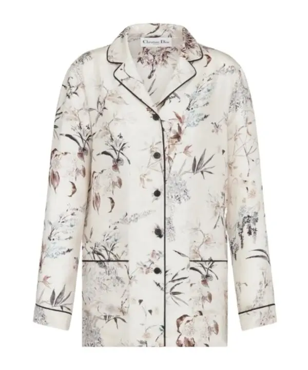 Dior All-over Floral Printed Button-up Shirt