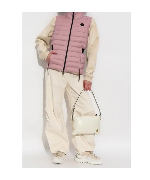Moncler Logo Patch Zip-up Padded Vest