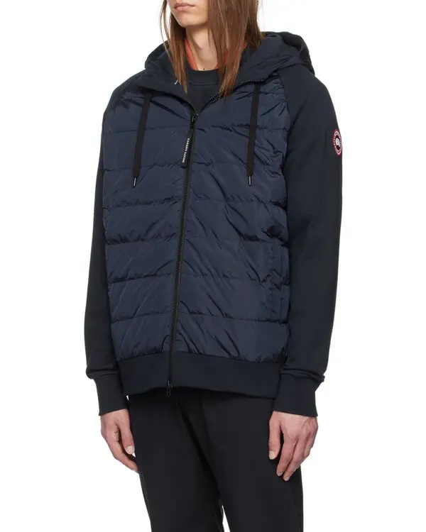 Canada Goose Hybridge Huron Zipper Down Jacket - Navy Blue