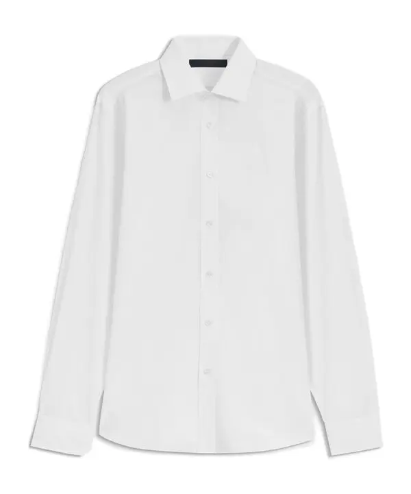 Hugo Boss Long-sleeved Button-up Shirt - White