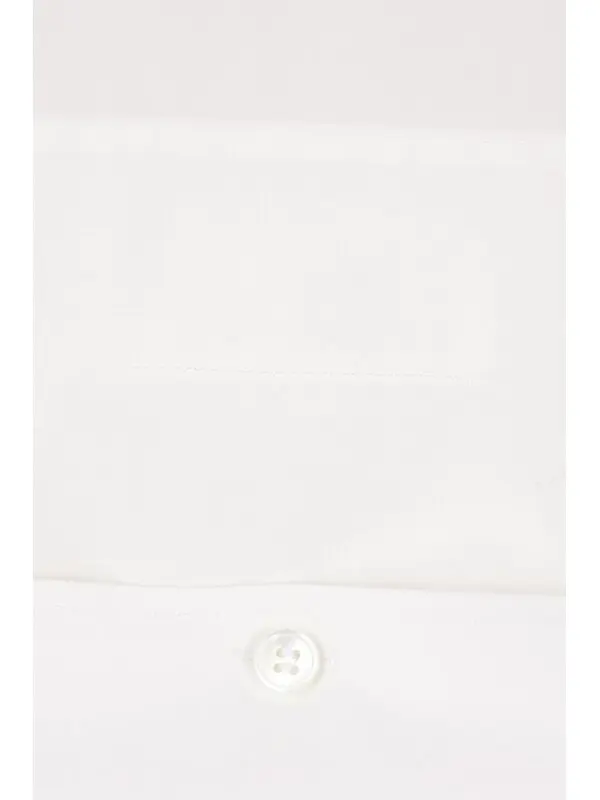 MAISON MARGIELA Mirrored Poplin Shirt - White And Beige