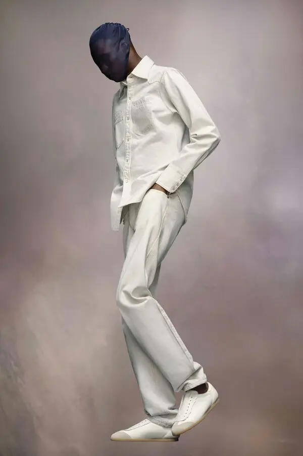 MAISON MARGIELA Long-sleeved Denim Shirt