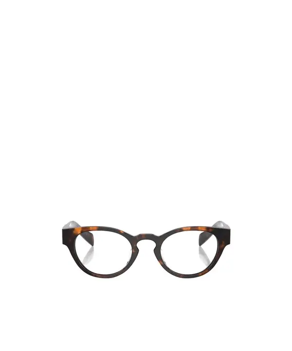 Prada Eyeglasses Oval Frame - Black
