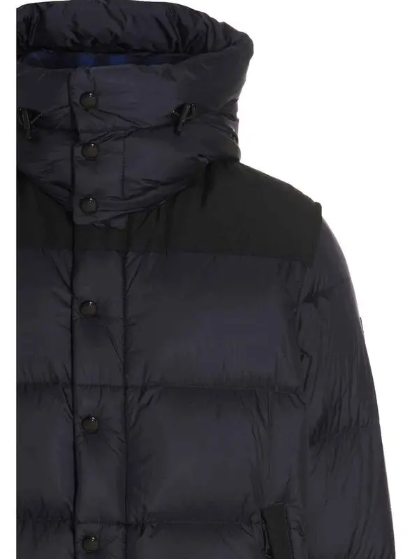 Burberry Convertible Padded Jacket - Navy Blue