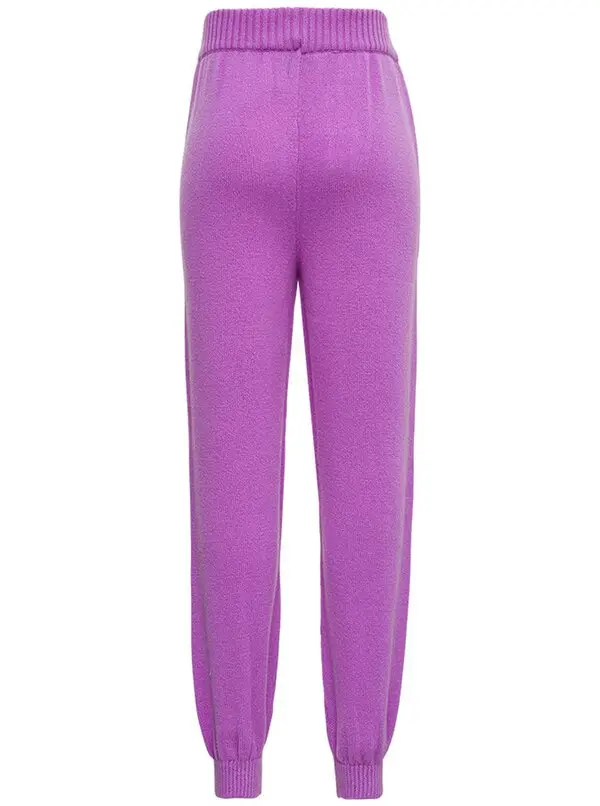 MSGM Knitted Track Pants With Elastic Waistband