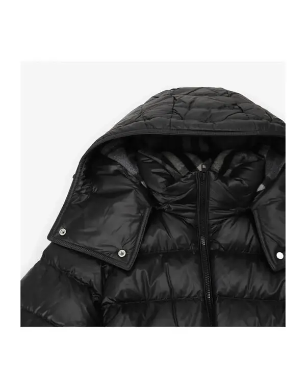 Burberry Down Puffer Coat With Detachable Hood