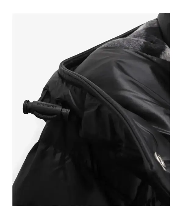 Burberry Down Puffer Coat With Detachable Hood