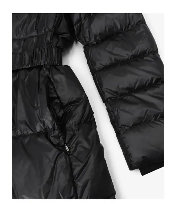 Burberry Down Puffer Coat With Detachable Hood