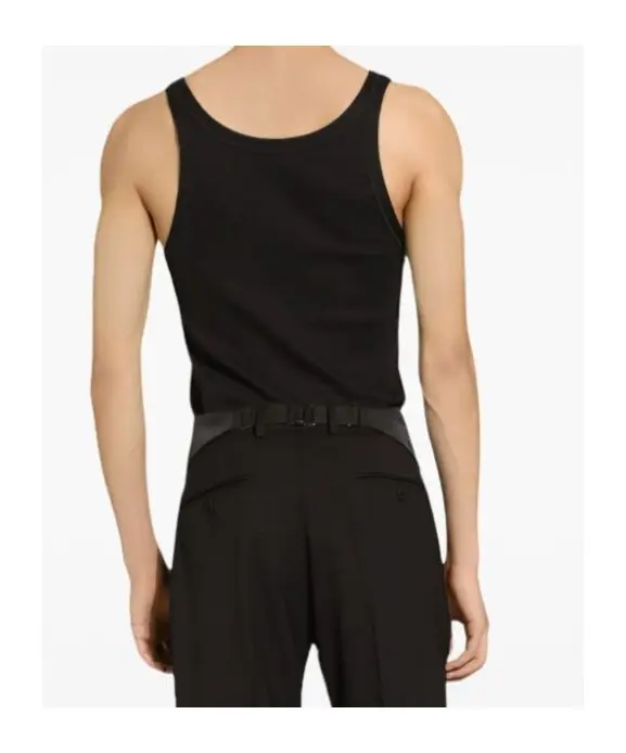 Dolce & Gabbana Dolce Gabbana Logo Embroidered Tank Top