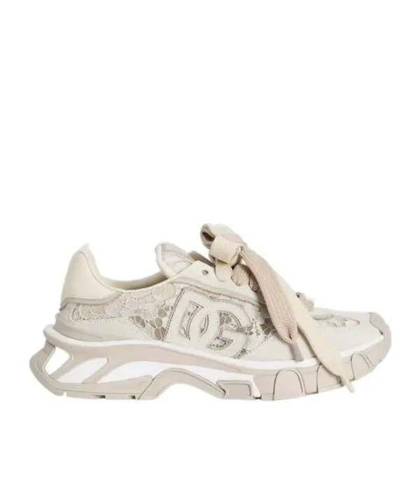 Dolce & Gabbana Dg Country Road Lace-up Sneakers - Nude