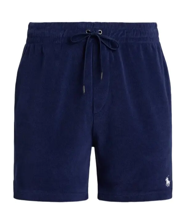 Polo Ralph Lauren Terry Drawstring Shorts - Black