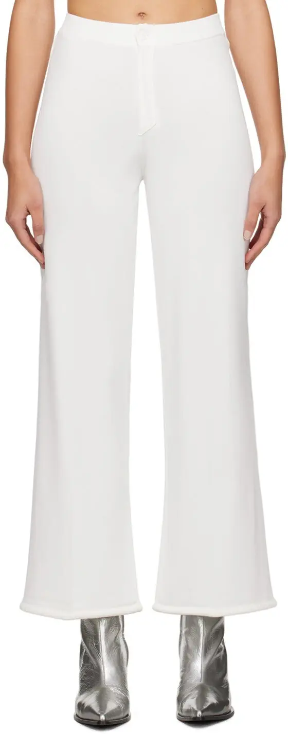 SIMONMILLER Rib Knit Wide-leg Trousers