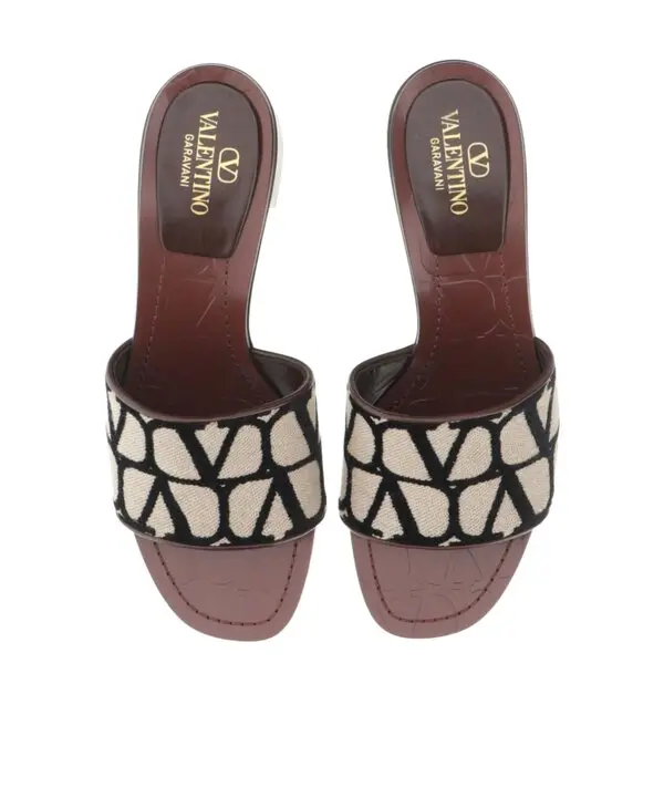 Valentino Garavani Vlogo Signature Open Toe Mules
