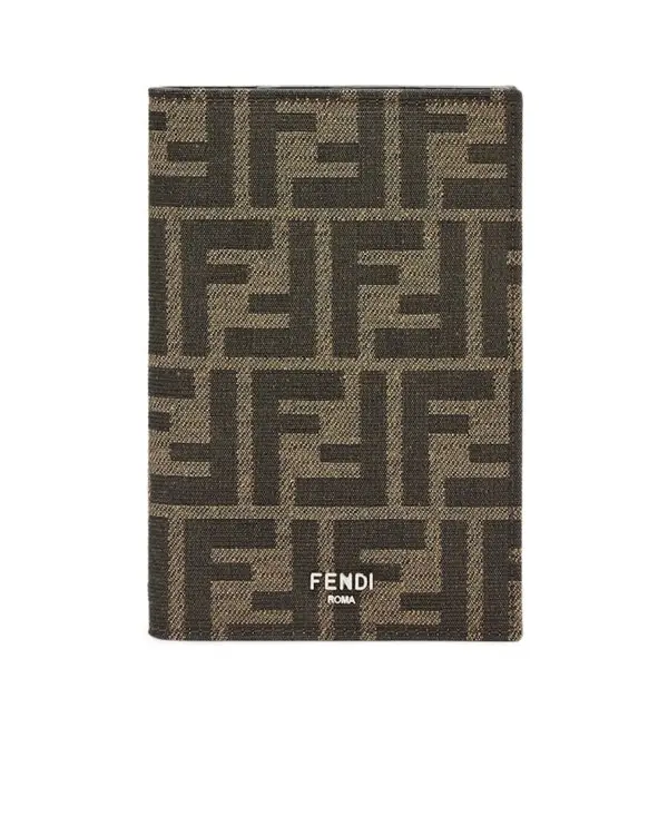 Fendi Ff Fabric Passport Cover