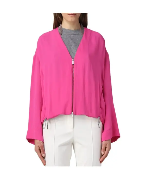 Fabiana Filippi Zip Cropped Jacket