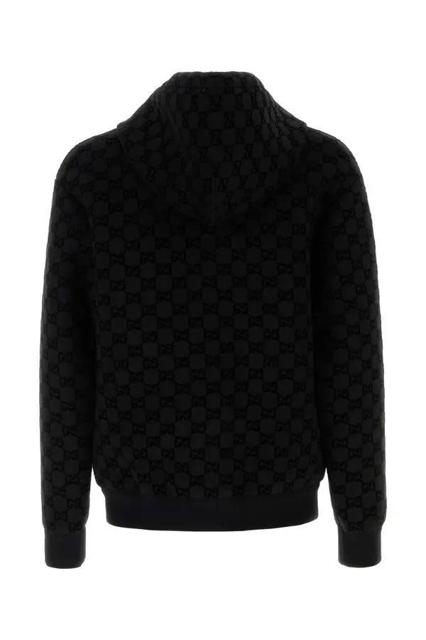 Gucci Monogrammed Zip-up Hoodie
