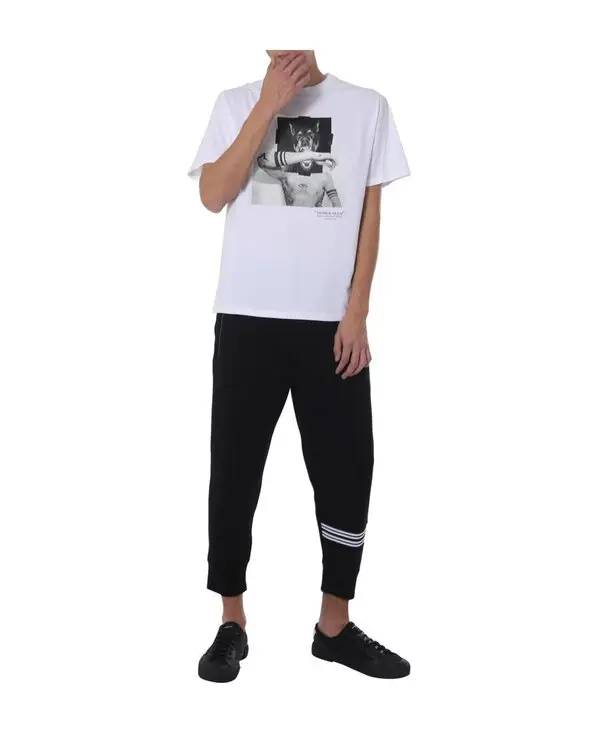 Neil Barrett Printed T-shirt With Round Neck