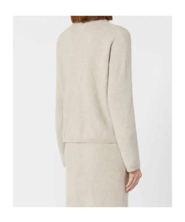 Max Mara Buttoned Knitted Cardigan - Beige