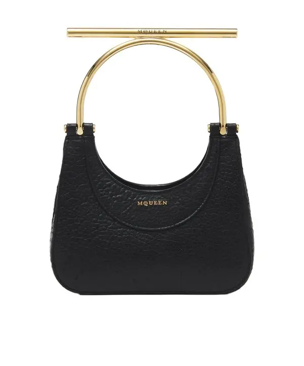 Alexander McQueen Cross-bar Mini Tote Bag - Black