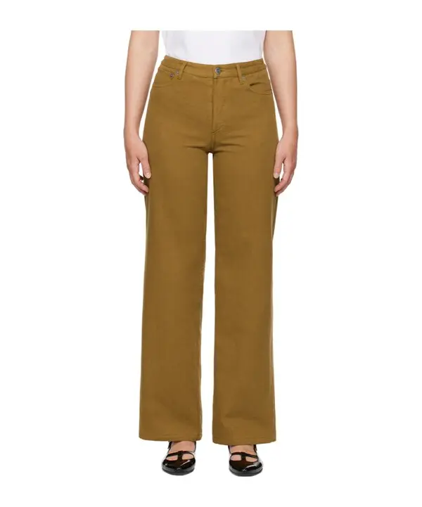 A.p.c. Elisabeth Wide-leg Jeans - Tobacco