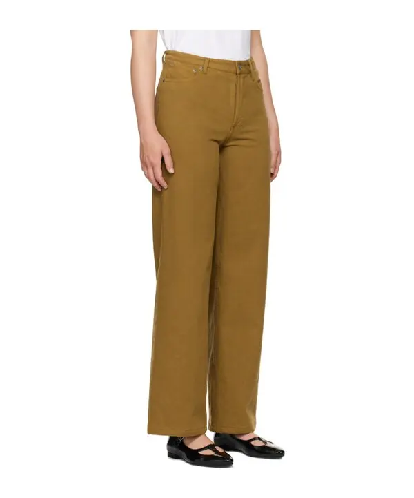A.p.c. Elisabeth Wide-leg Jeans - Tobacco
