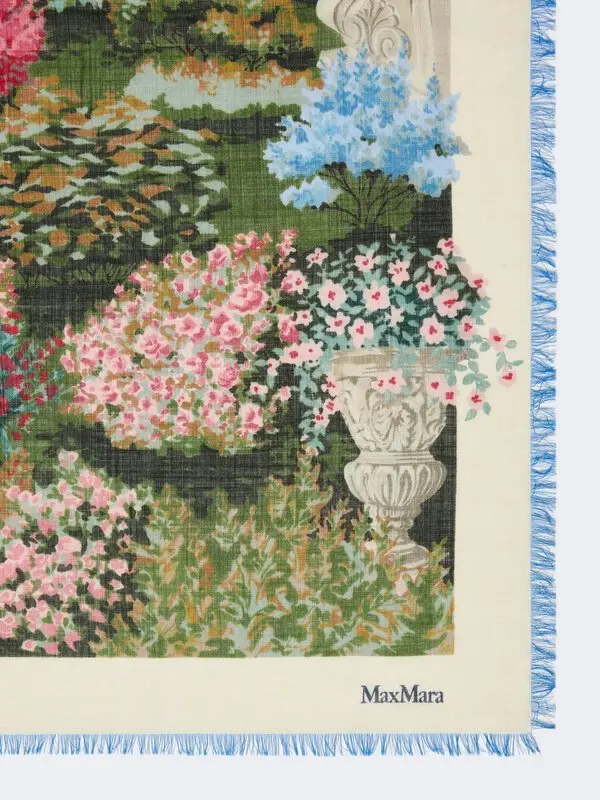 Max Mara Floral Scarf
