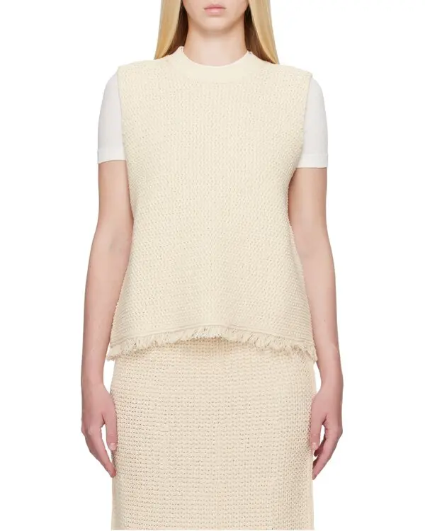 Studio Nicholson Sleeveless Sweater - Cream